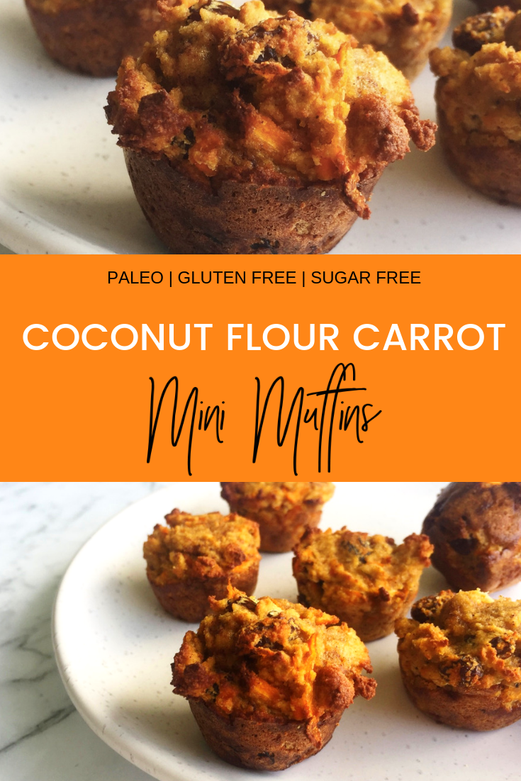 Coconut Flour Carrot Mini Muffins – The Mama Way